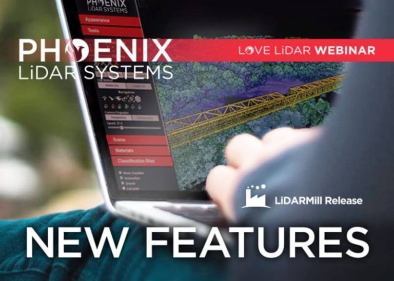 The Latest Features of LiDARMill by Phoenix LiDAR Systems